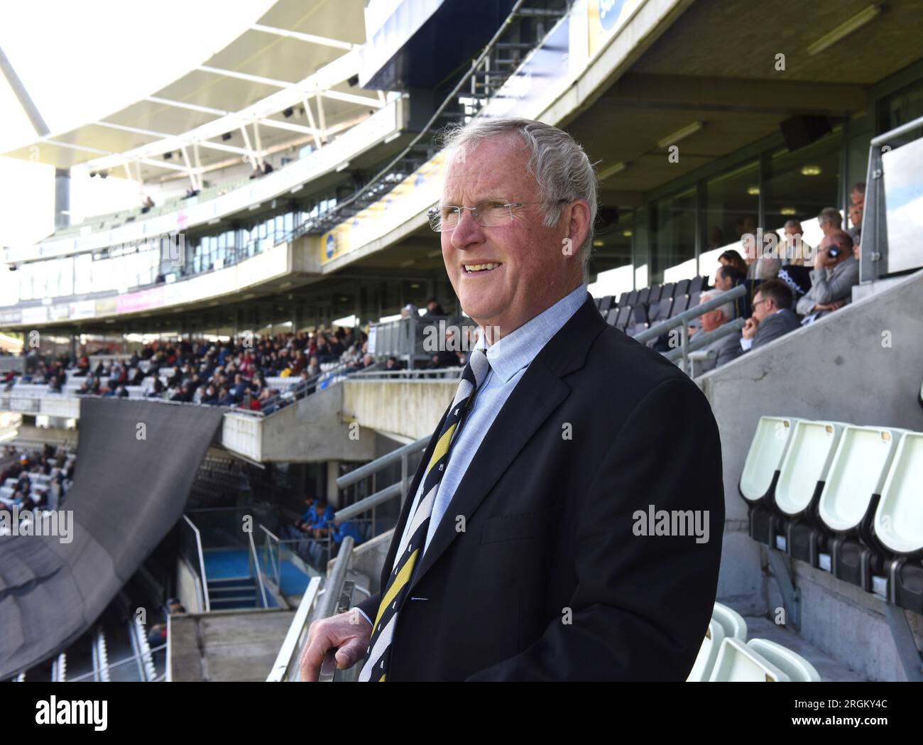 Dennis Amiss former Warwickshire cricketer at Edgbaston Stock Photo - Alamy