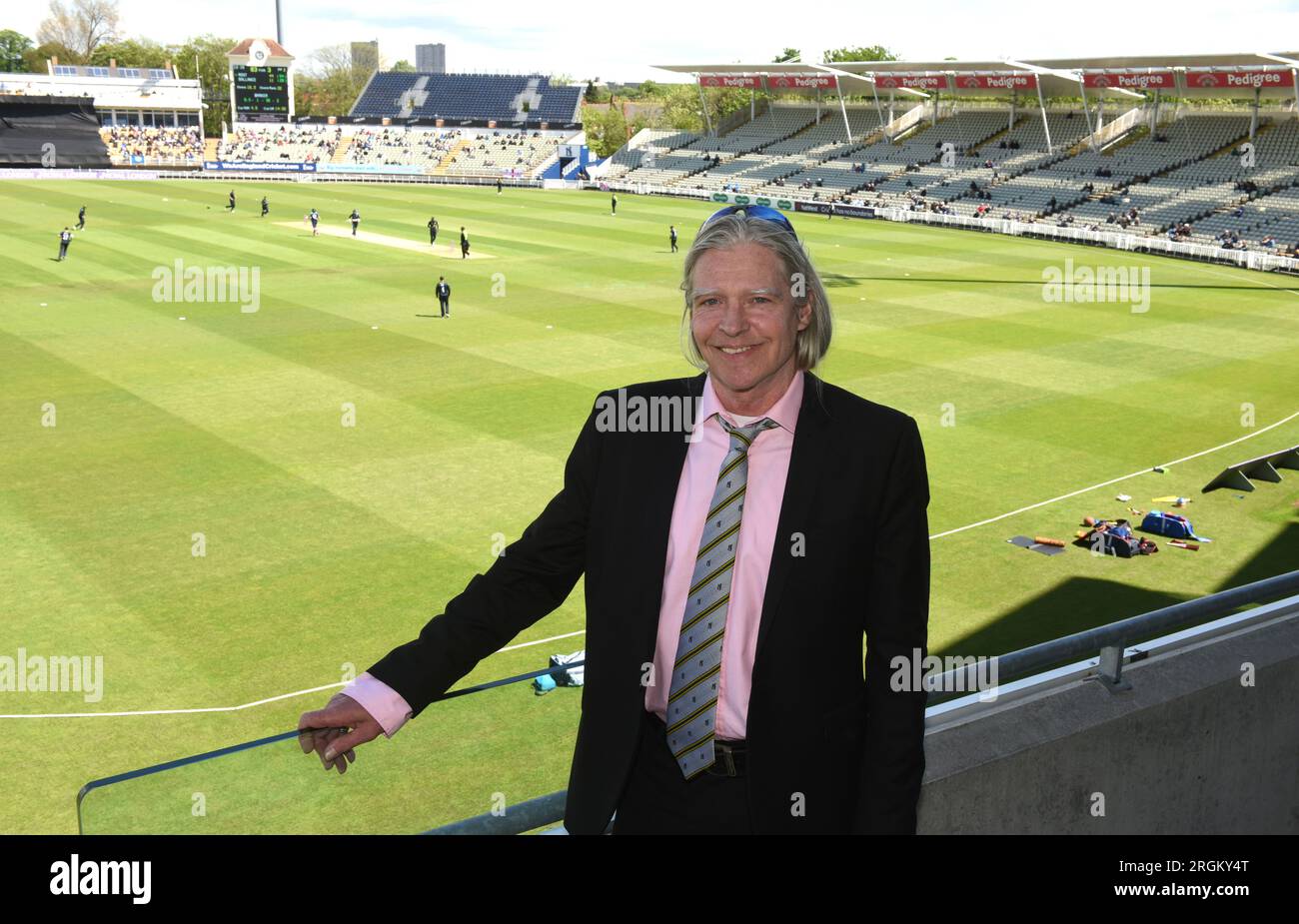 Paul Smith former Warwickshire cricketer at Edgbaston Stock Photo - Alamy