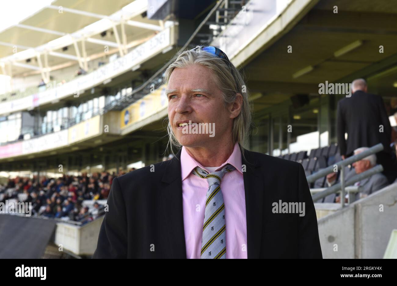 Paul Smith former Warwickshire cricketer at Edgbaston Stock Photo - Alamy