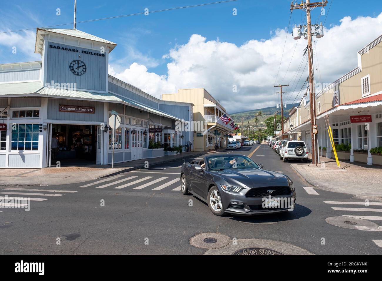 Downtown lahaina hi-res stock photography and images - Alamy