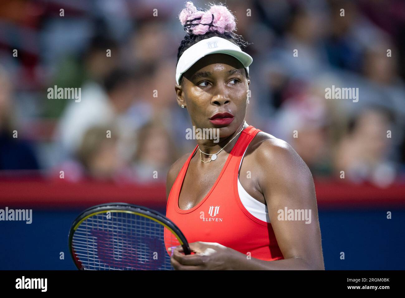 August 07, 2023: Venus Williams (USA) during the WTA National Bank Open ...