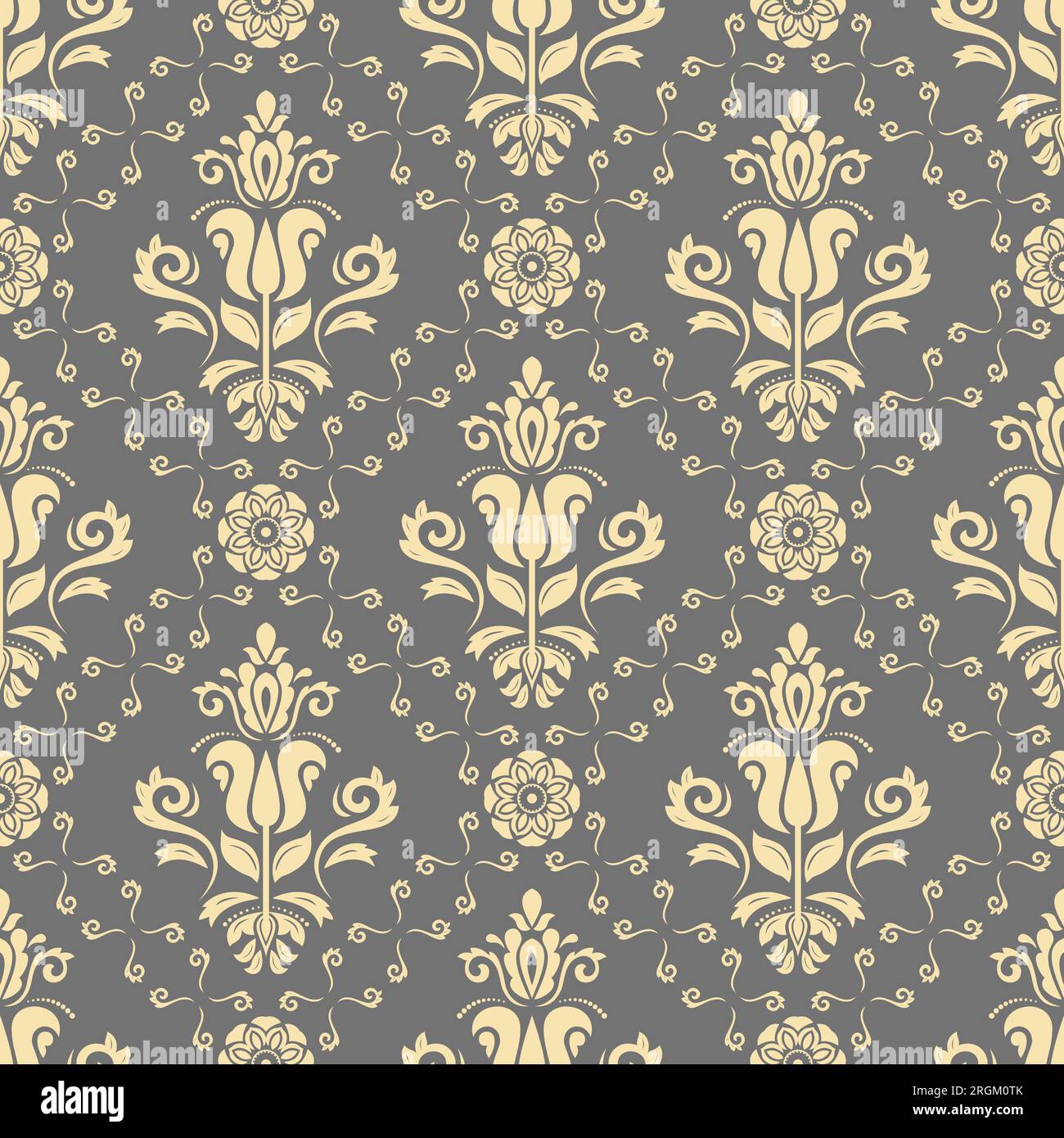 Classic seamless vector pattern. Damask orient ornament. Classic ...