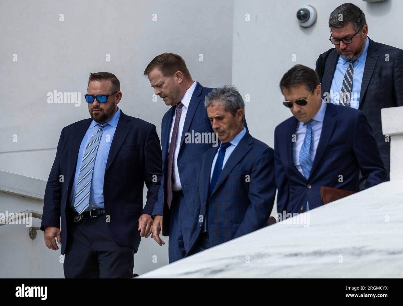 Carlos De Oliveira (R) property manager for former U.S. President ...