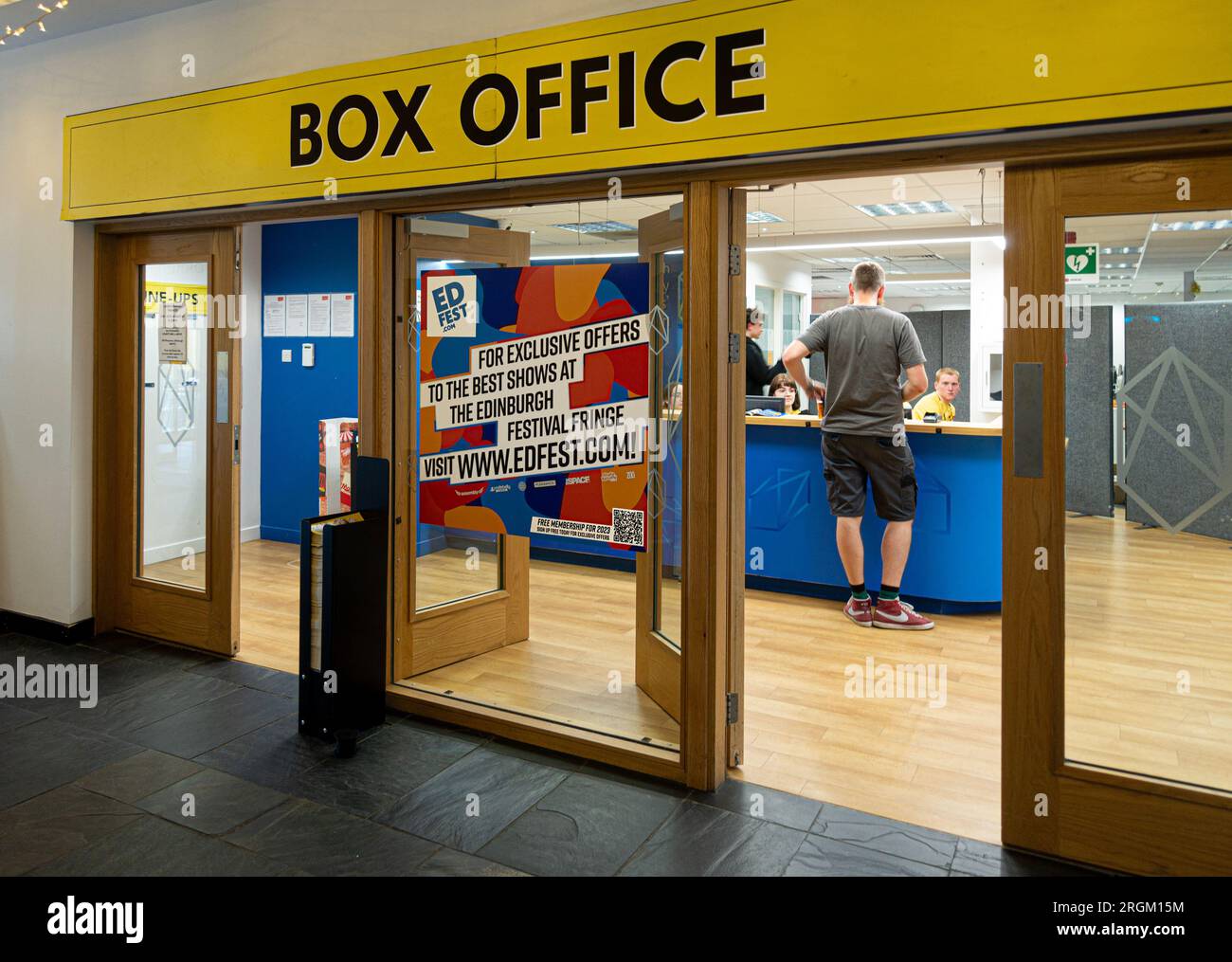 Box Office at Pleasance Dome, an Edinburgh Festival Fringe venue in ...
