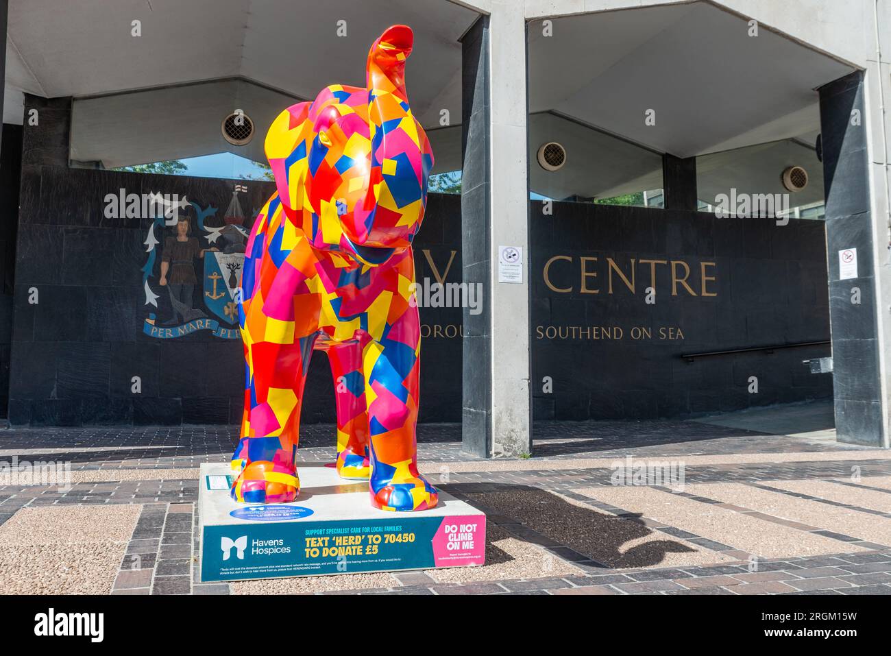 Herd in the City event in Southend on Sea, Essex, UK. One of many ...
