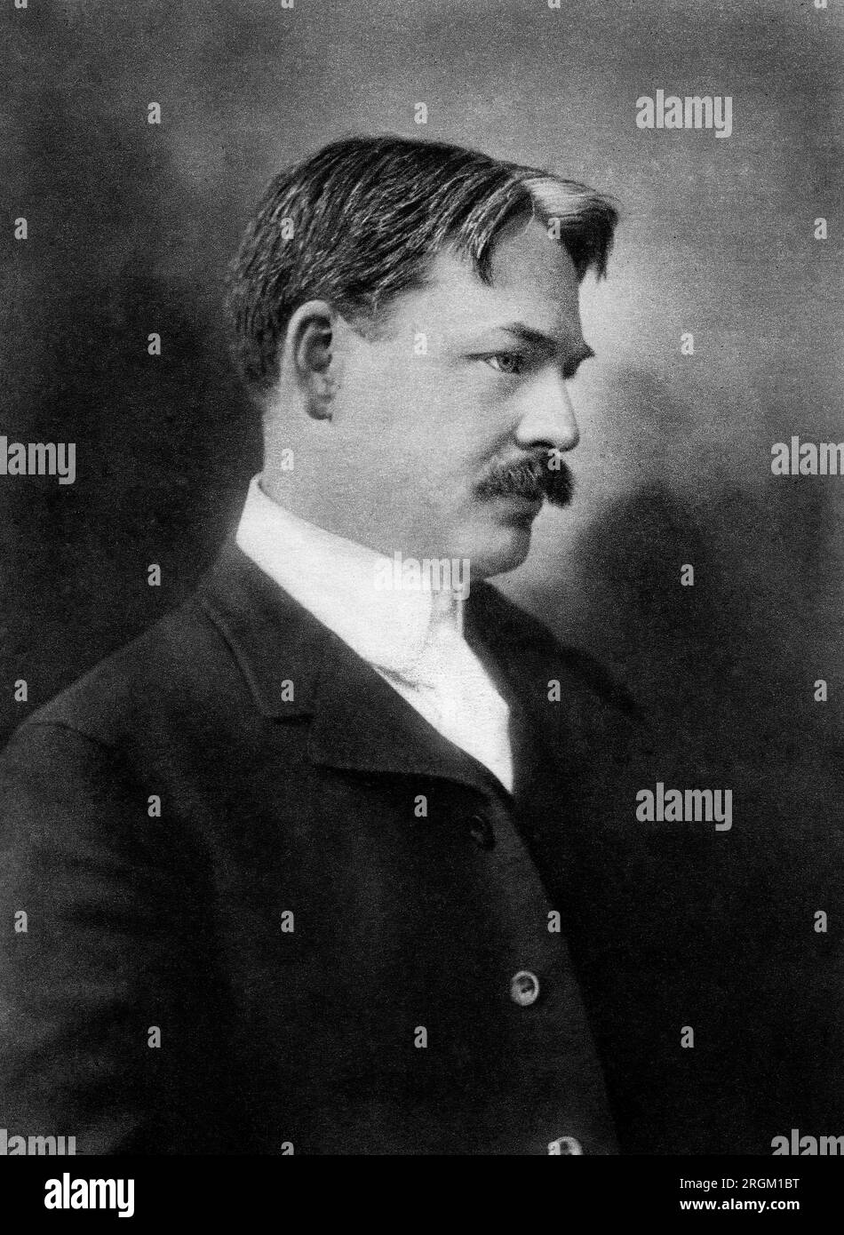 Edward A. MacDowell (1860-1908), American Composer and Pianist, head ...