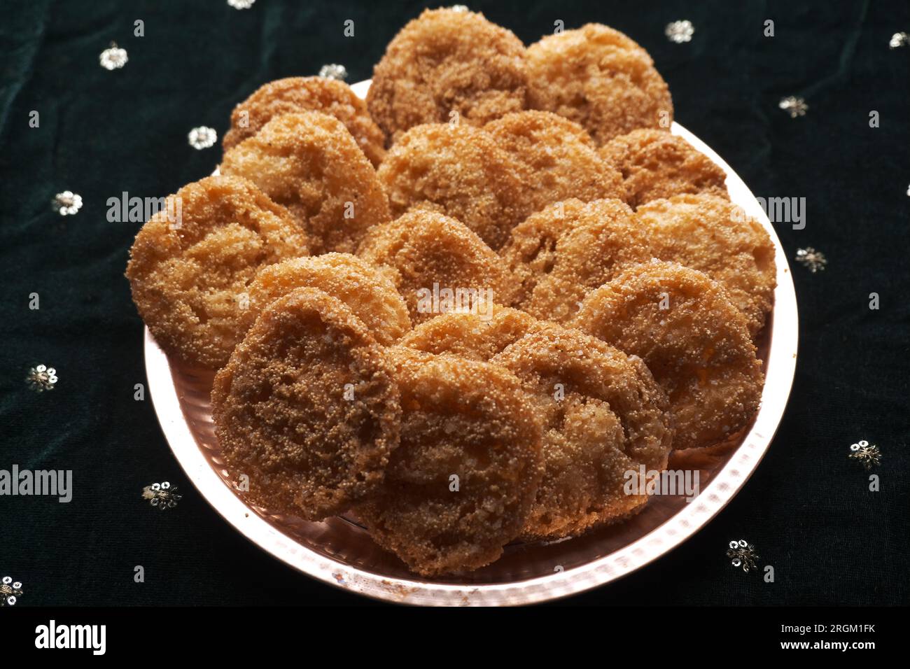 Anarsa which is an authentic sweet snack especially made in the festive ...