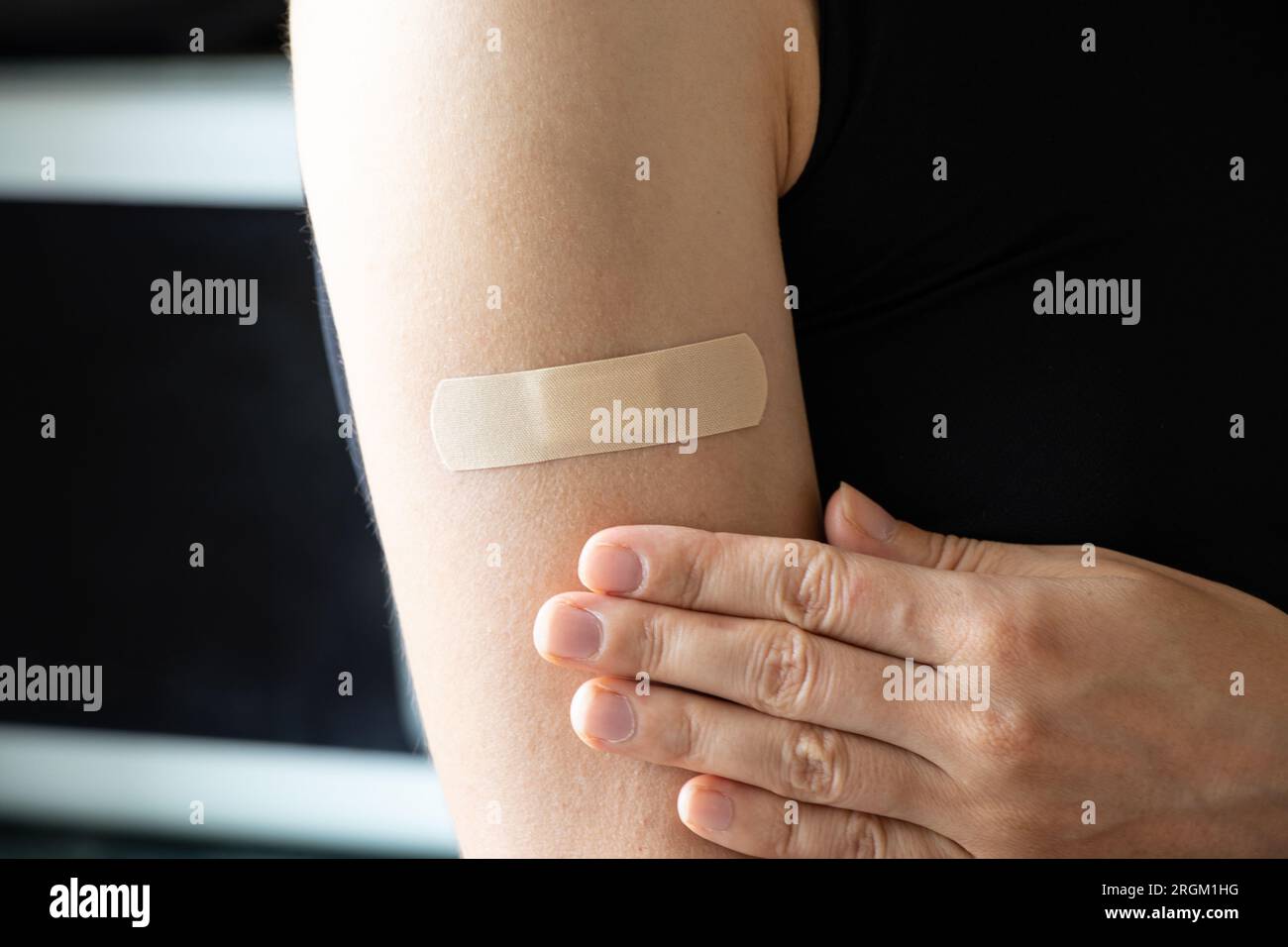 Vaccination plaster hi-res stock photography and images - Alamy