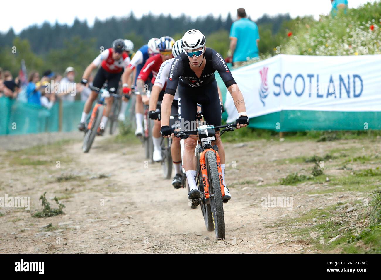 New Zealand's Samuel Gaze during the Men Elite Cross-country Short ...