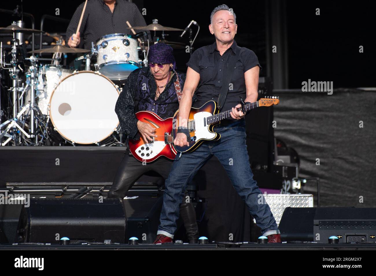 London, UK. 06 Jul, 2023. Pictured Left to right: Bruce Springsteen ...