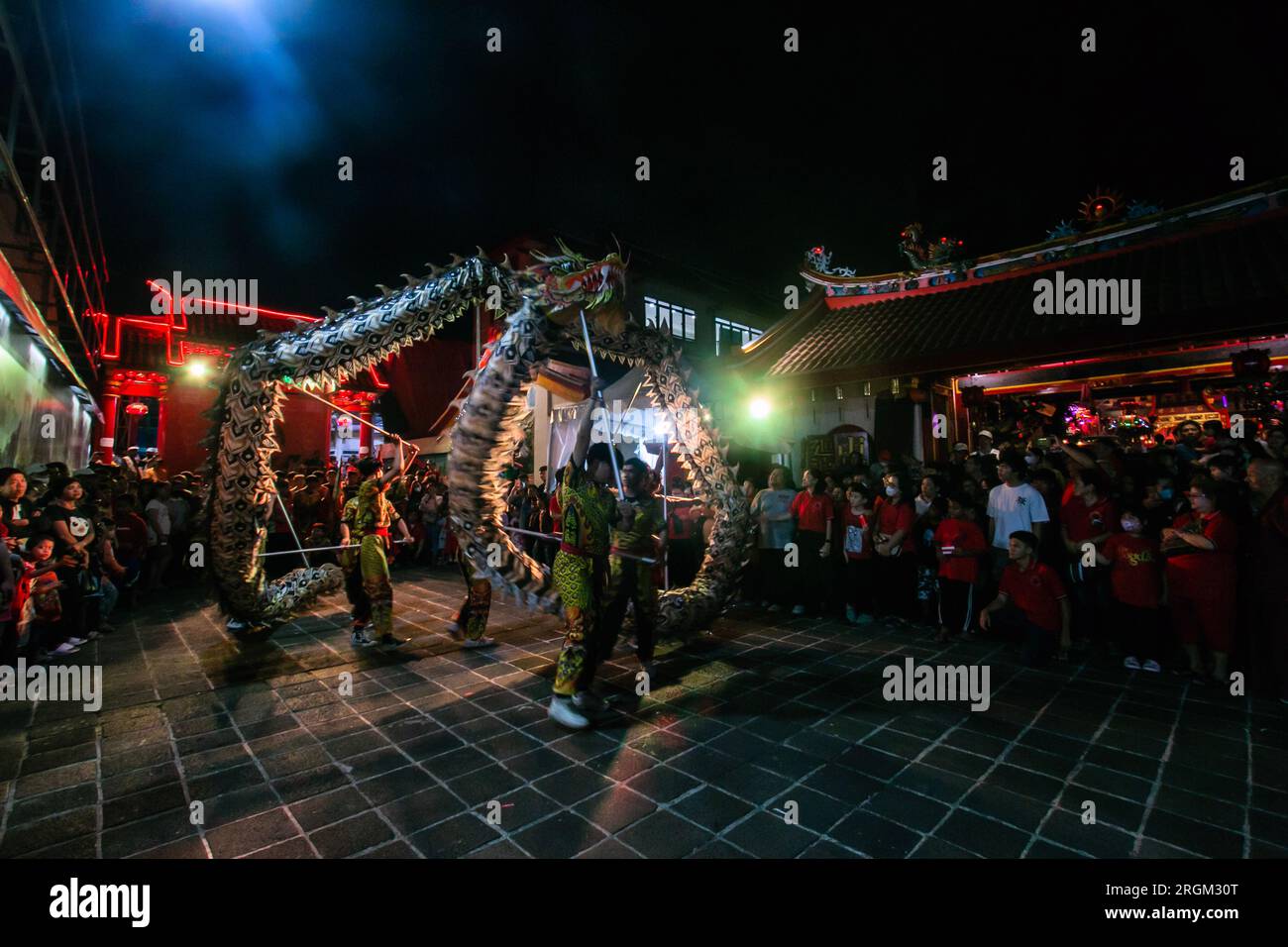 Dragon dance performance at YM Kongco Kwan Kong's Sejit celebration at ...