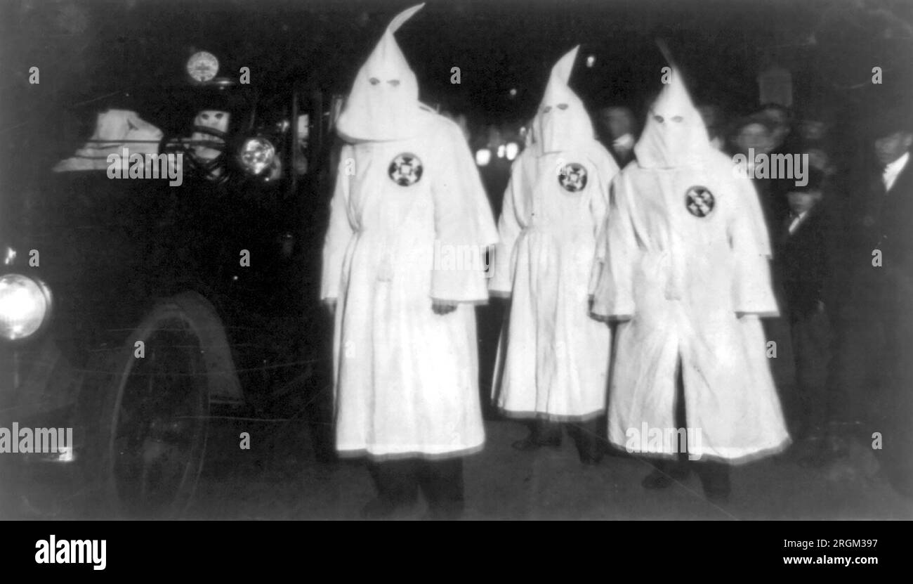 Parade of the Ku Klux Klan through counties in Virginia bordering on ...
