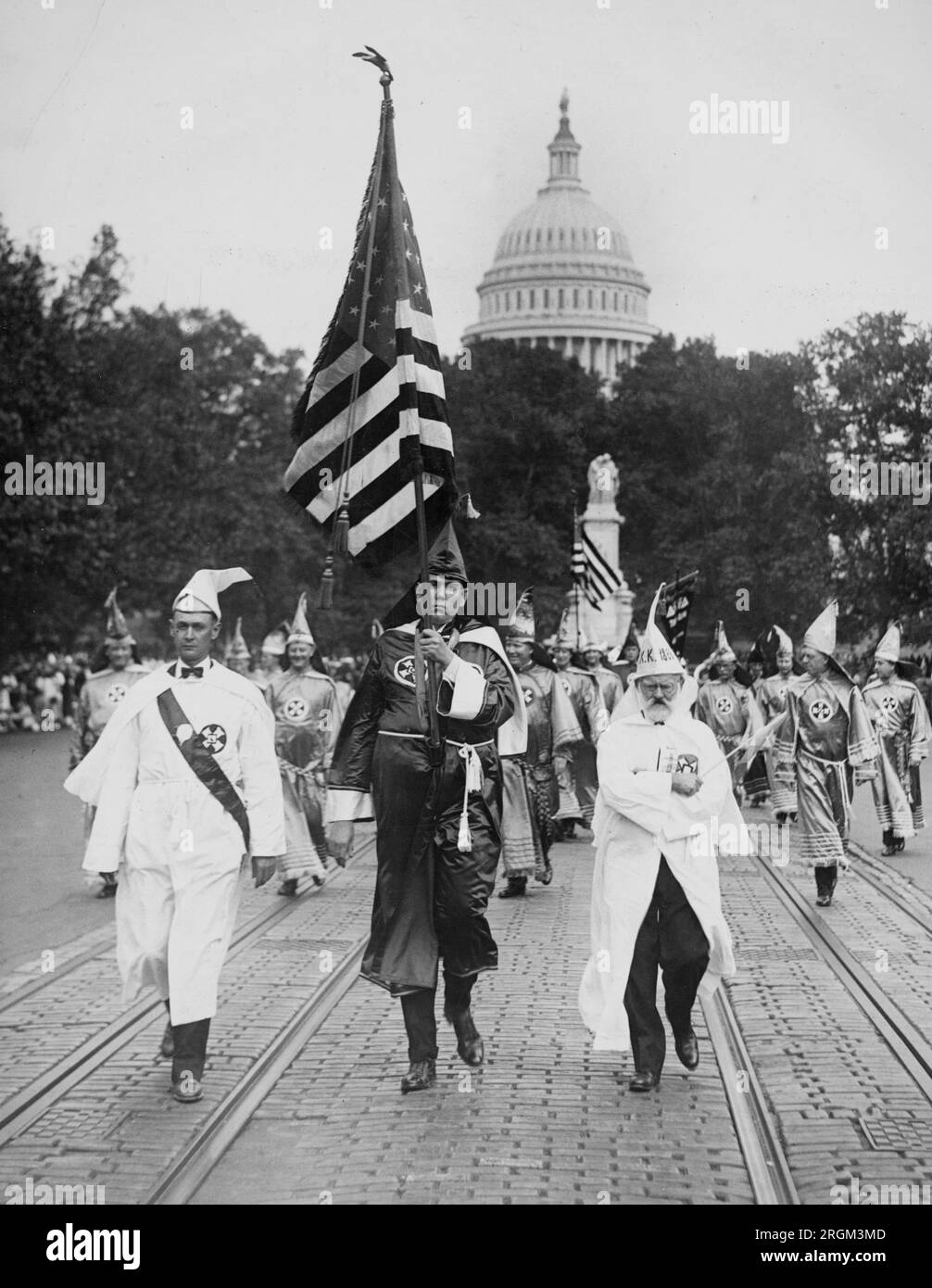 Leading the Ku Klux Klan parade which was held in Washington, D.C ...