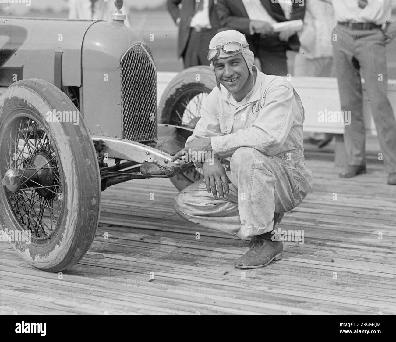 American race car driver Peter de Paolo ca. 1925 Stock Photo - Alamy