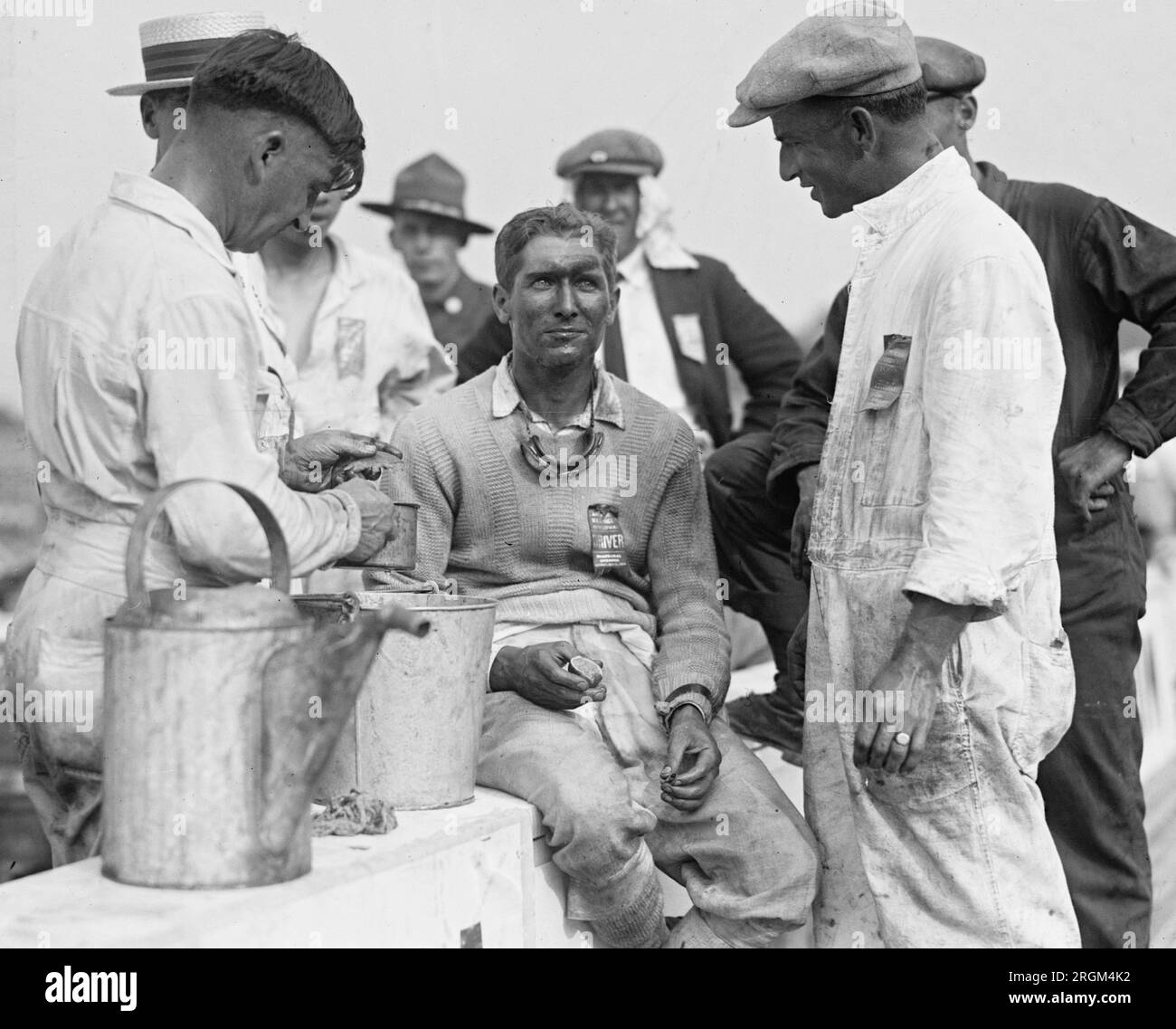 Vintage Auto Racing: Race car driver Bob McDonough at Laurel Speedway ...