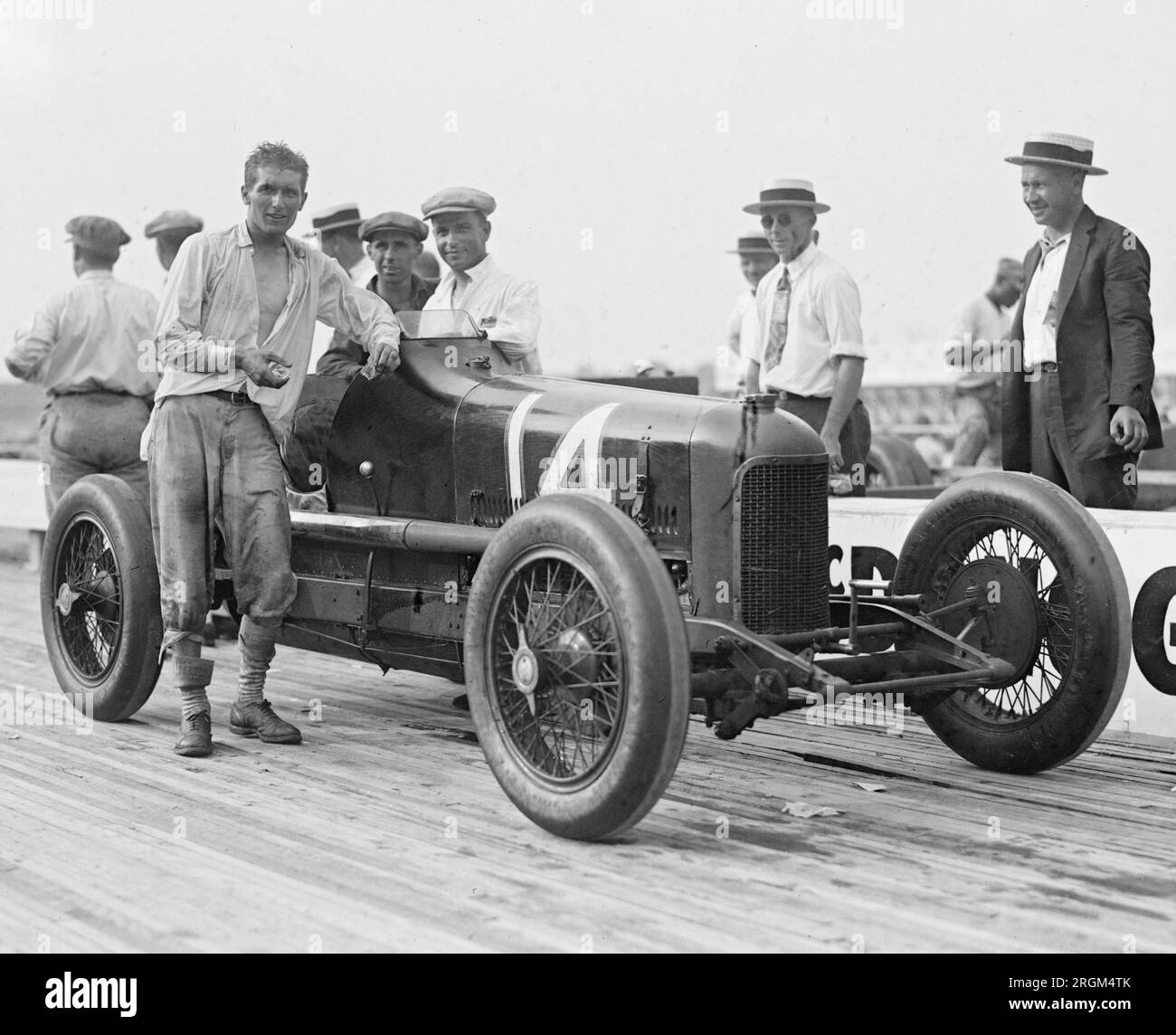Vintage Auto Racing: Bob McDonough at Laurel Speedway ca. 1925 Stock ...