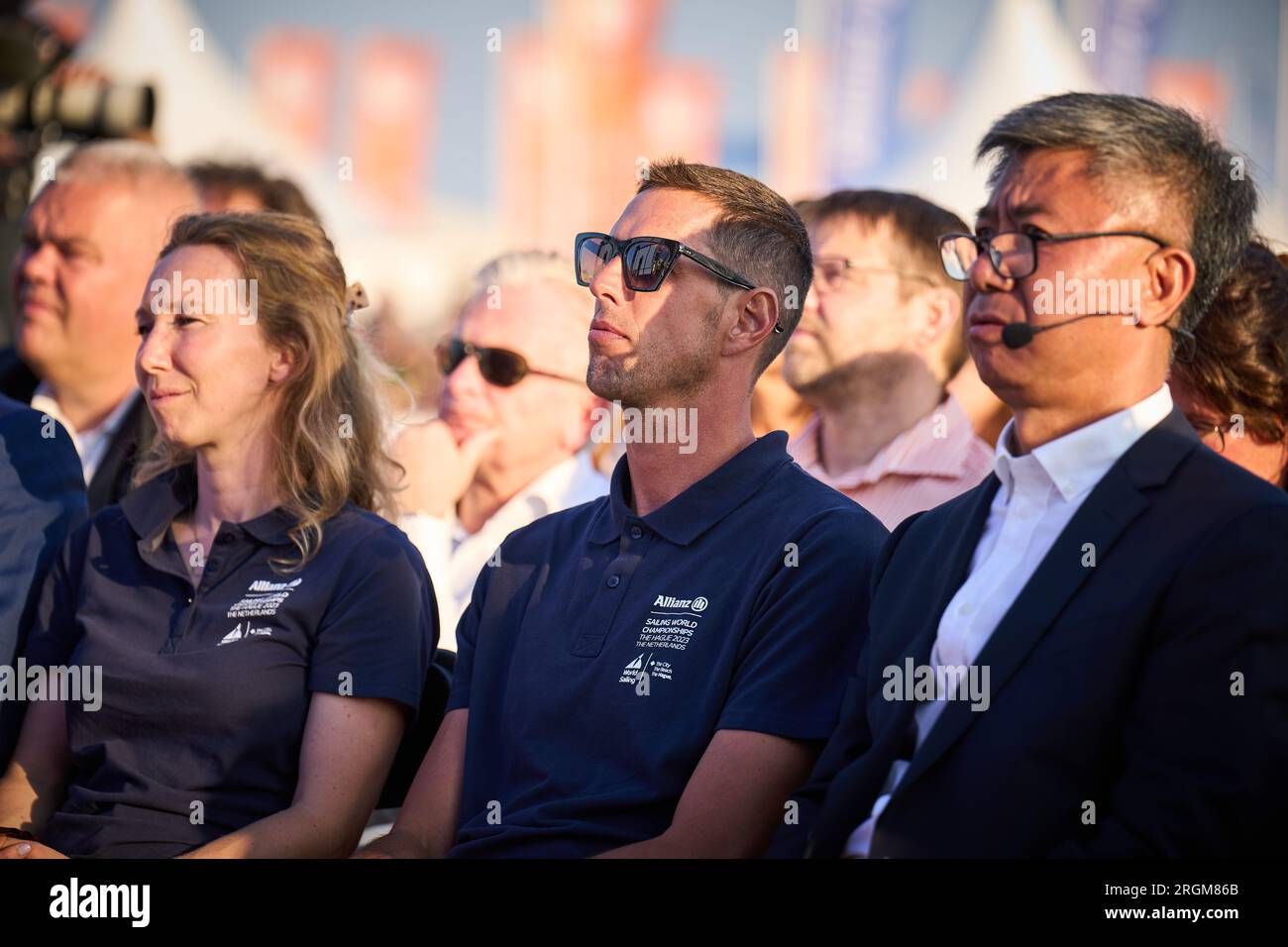 THE HAGUE - Dorian van Rijsselberghe during the opening ceremony of the ...