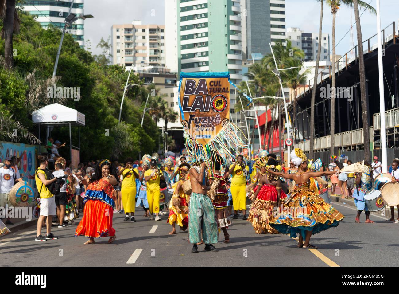 Salvador, Bahia, Brazil - February 11, 2023: Women from a traditional ...