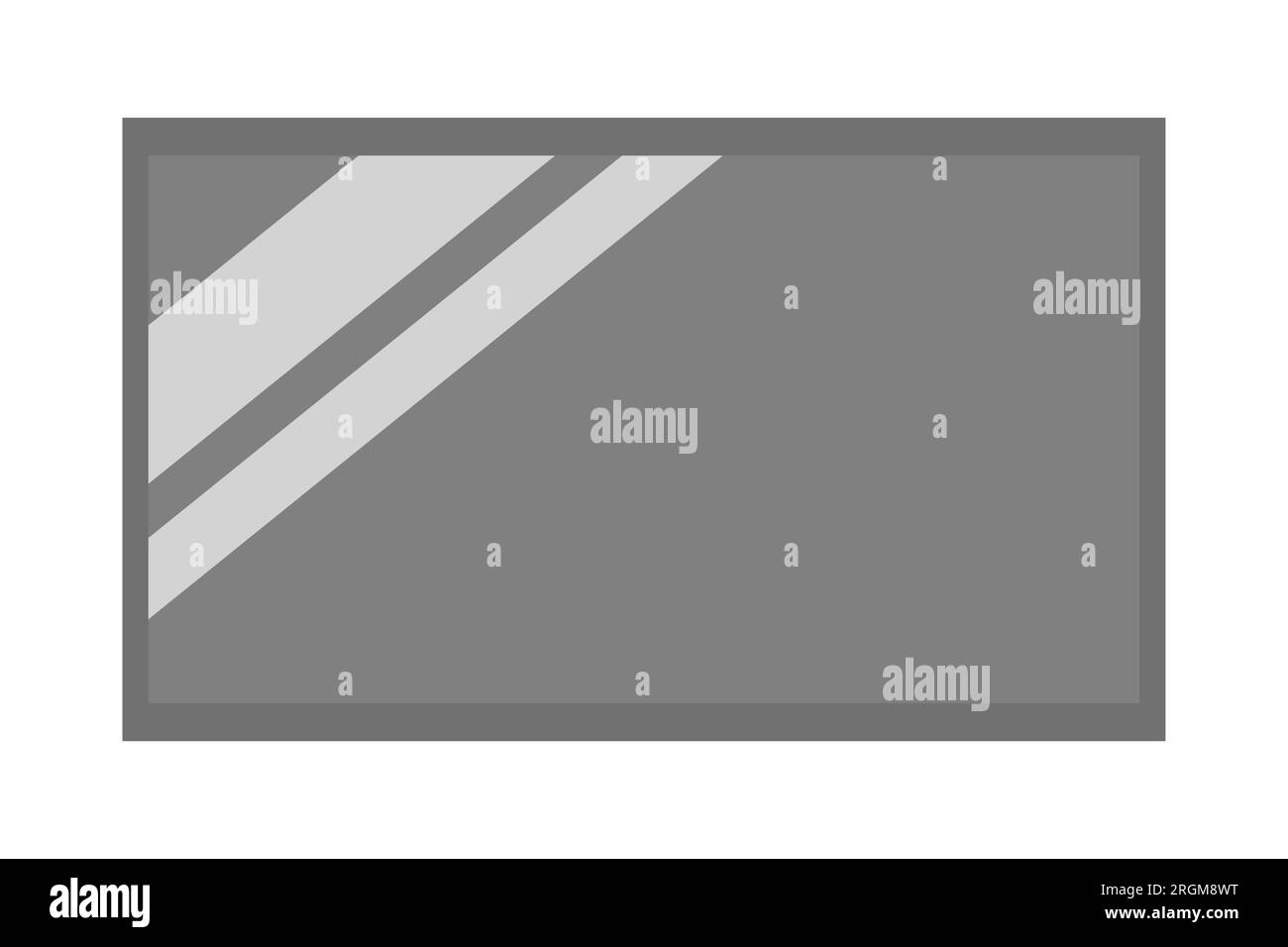 HDTV flat screen lcd or oled with reflection, graphic element for ...