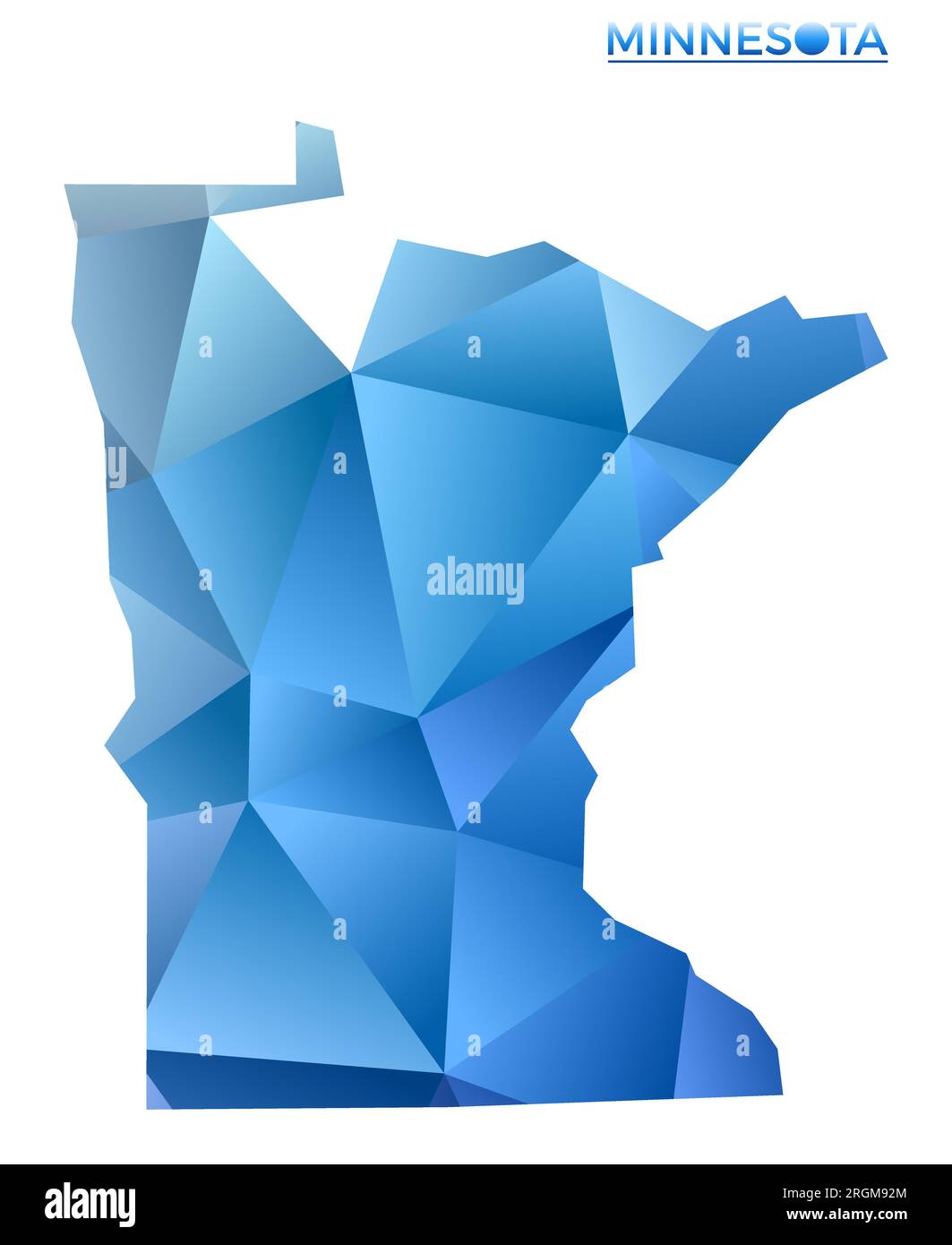 Minnesota outline vector hi-res stock photography and images - Alamy