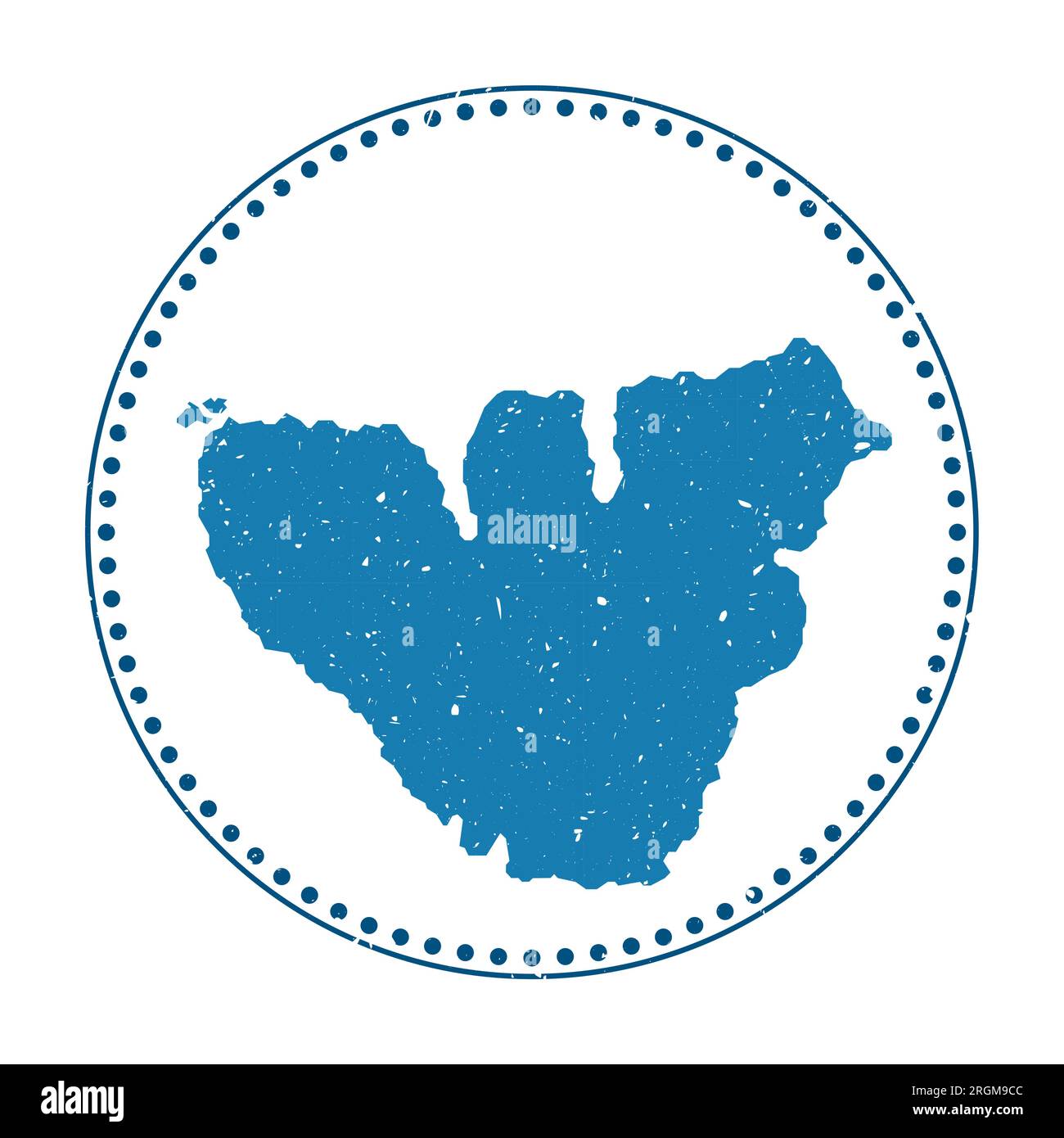 Moorea sticker. Travel rubber stamp with map of island, vector ...