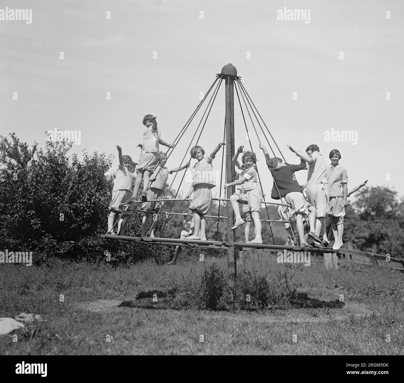 1920s children playground hi-res stock photography and images - Alamy