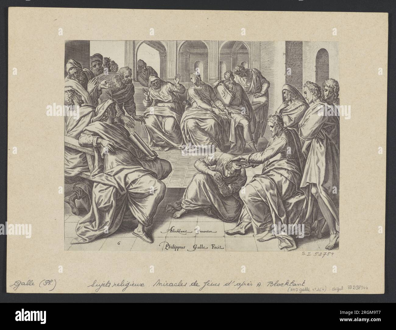 Christ Healing A Crippled Woman between 1577 and 1579 by Anthonie Blocklandt van Montfoort Stock ...