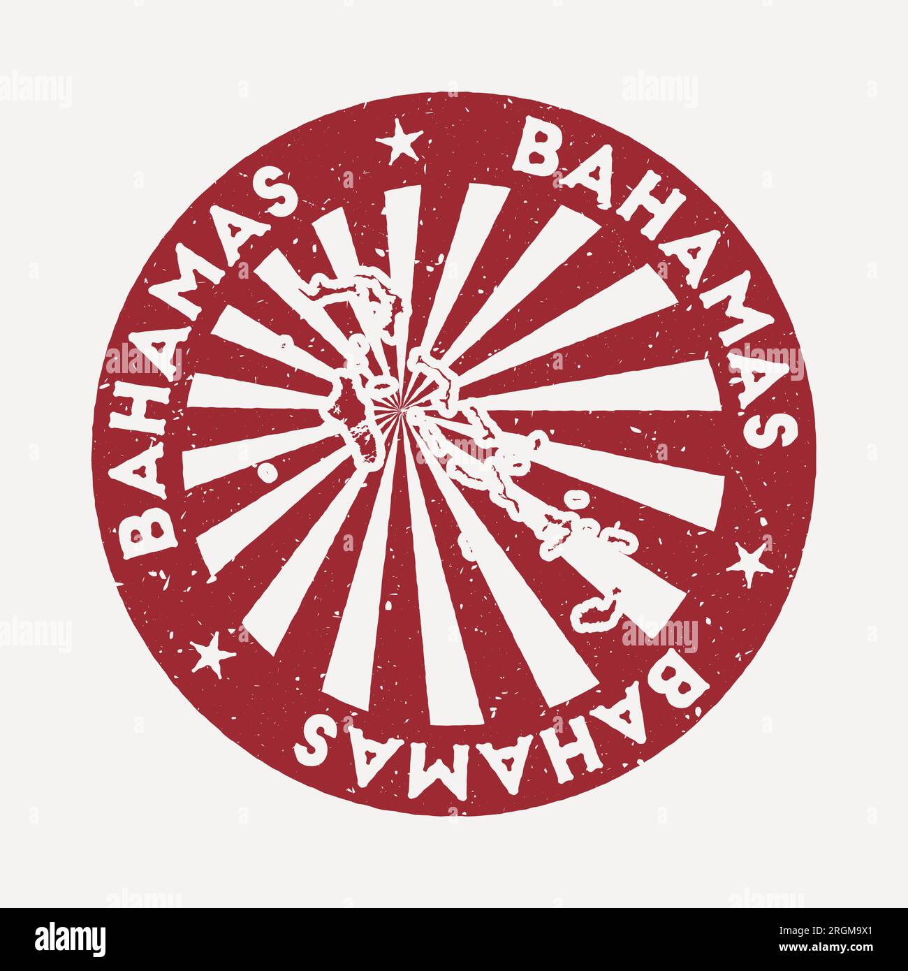 Bahamas stamp. Travel red rubber stamp with the map of country, vector ...