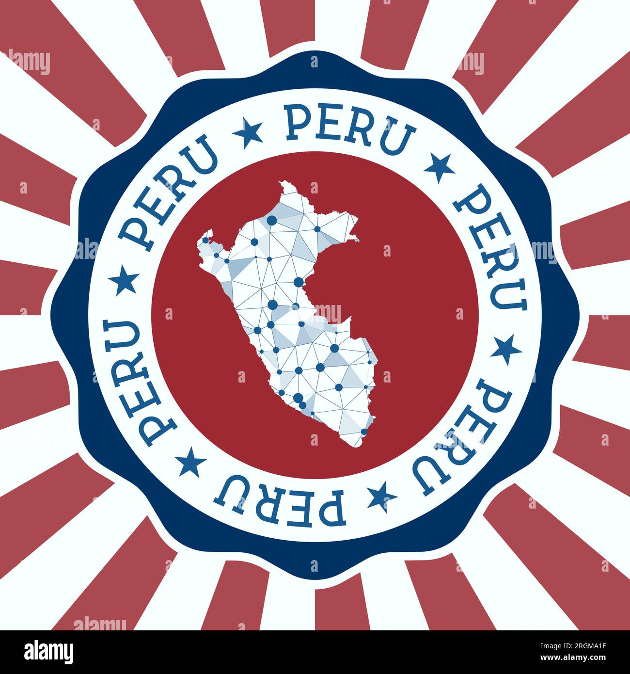 Peruvian map Stock Vector Images - Alamy