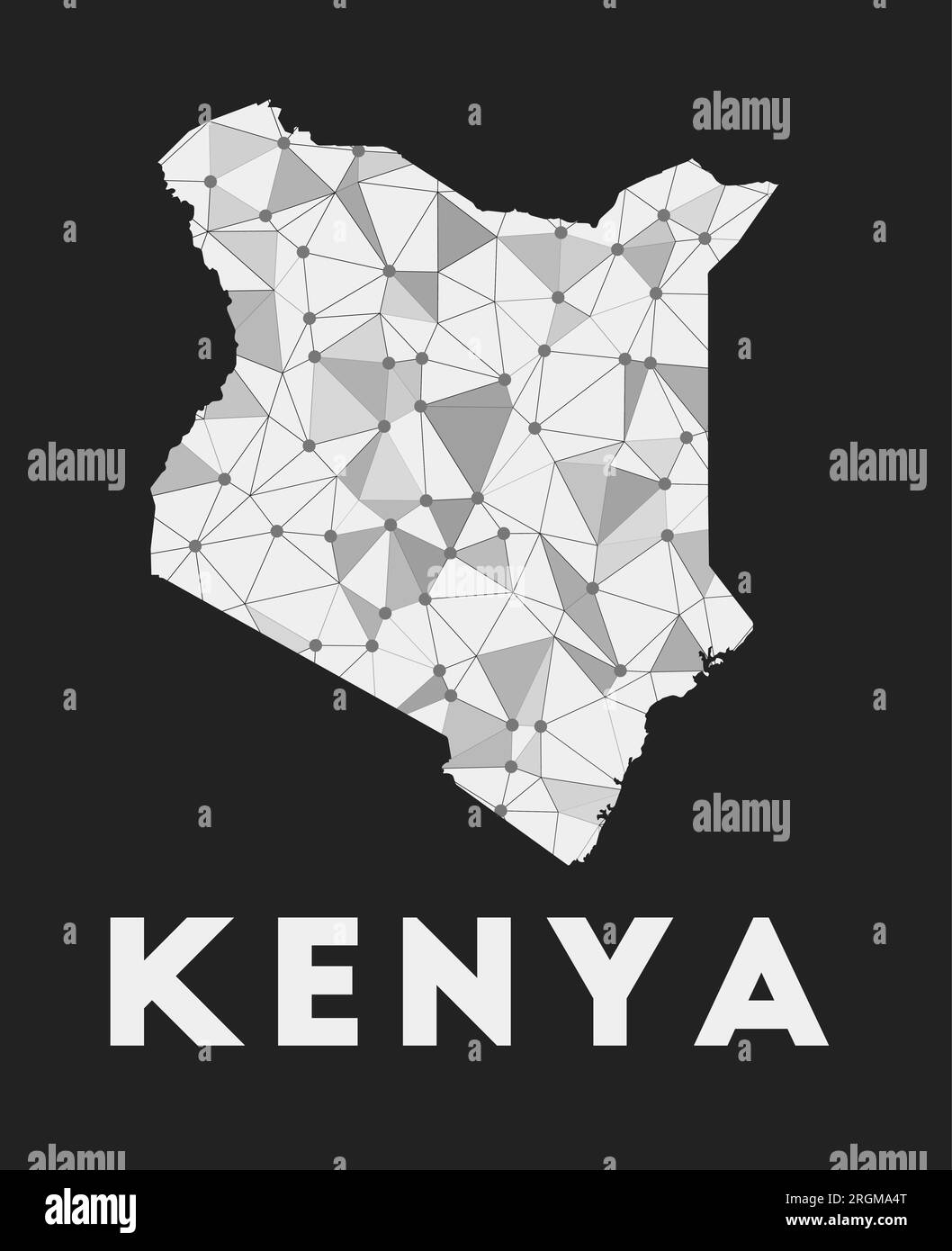 Map of nairobi Black and White Stock Photos & Images - Alamy