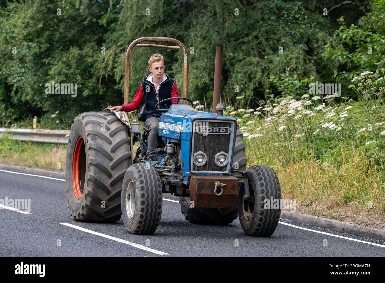 Agricultural machinery in Copythorne, New Forest National Park ...