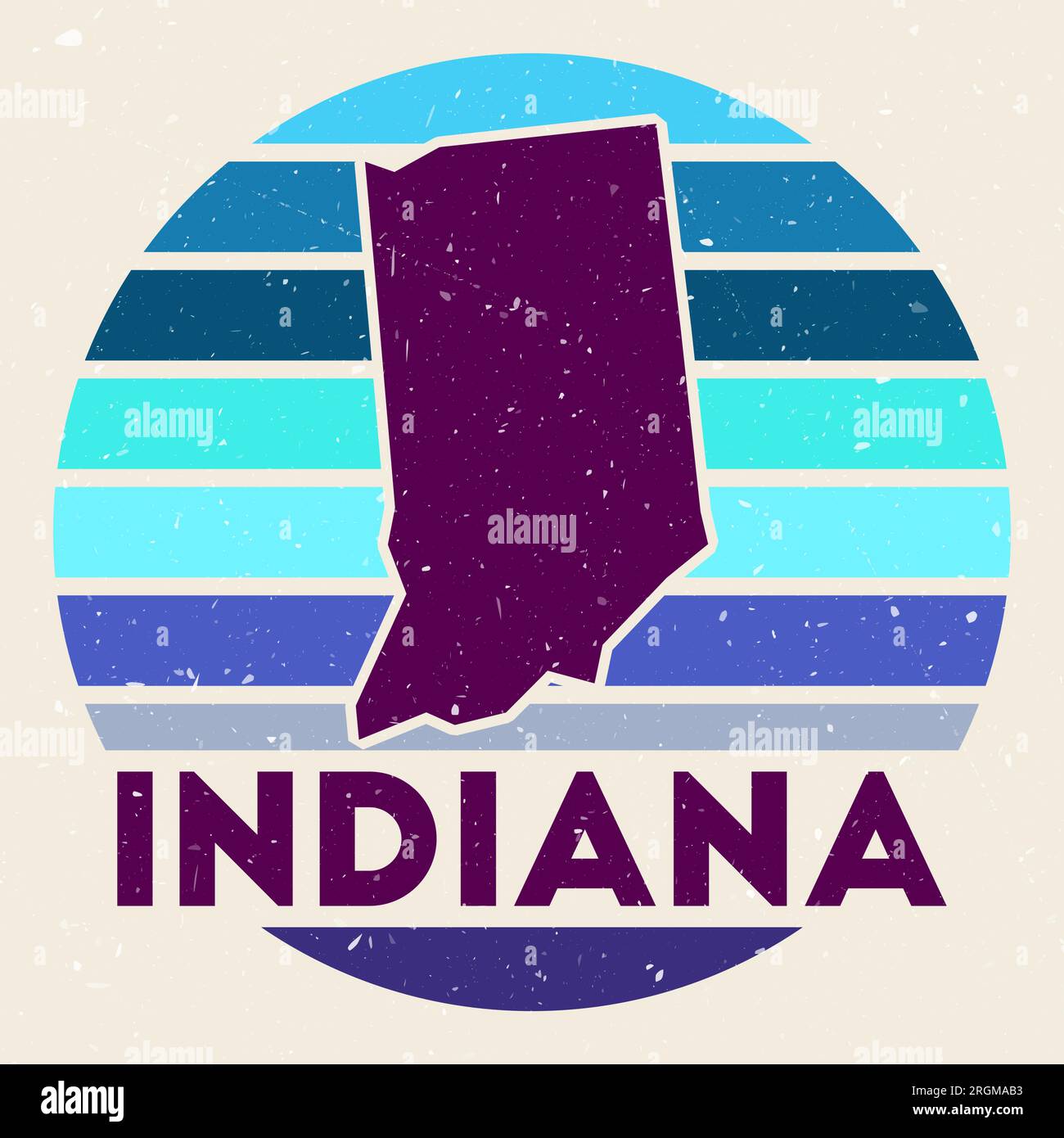 Us state indiana map hi-res stock photography and images - Alamy