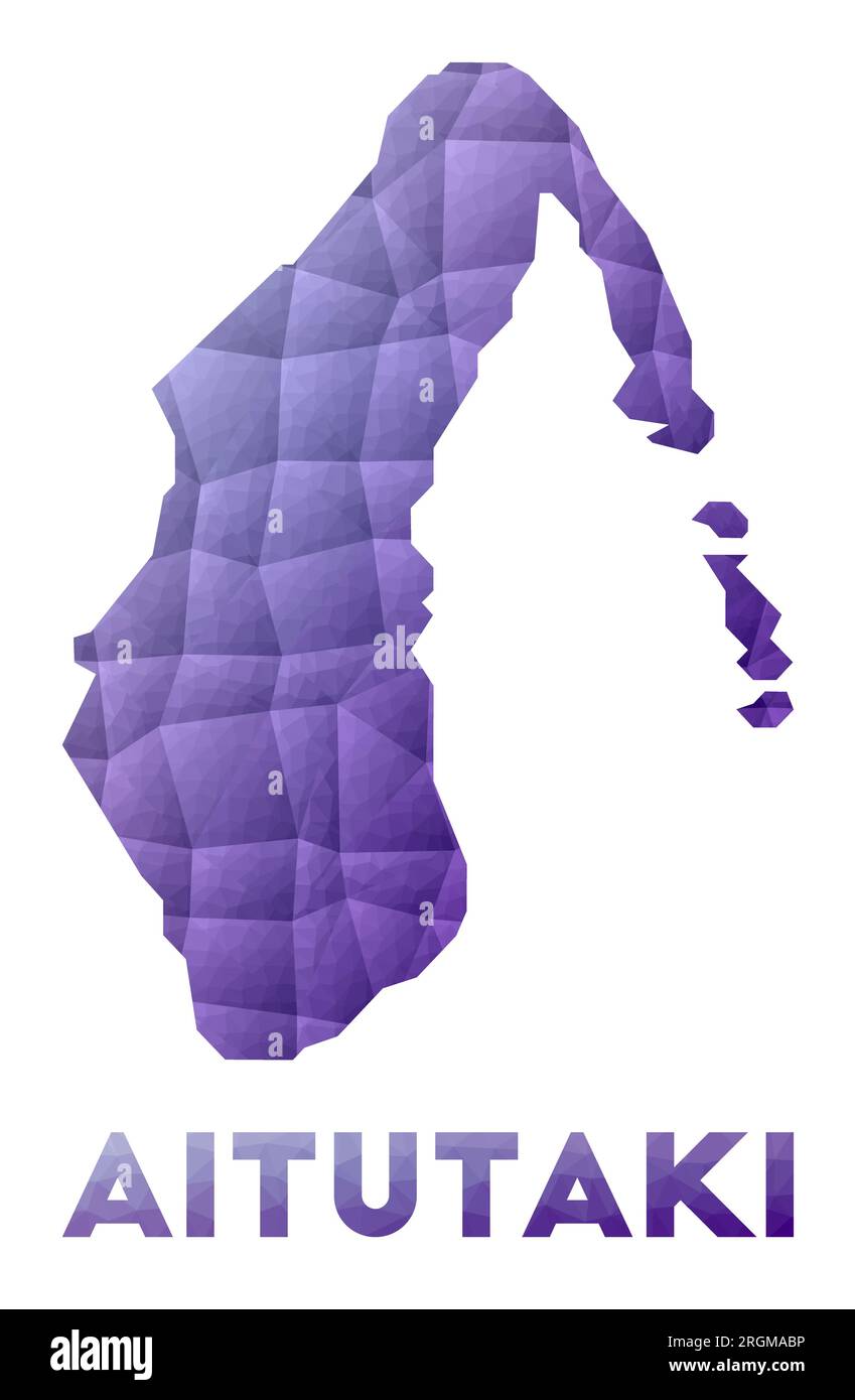 Aitutaki, the cook islands Stock Vector Images - Alamy