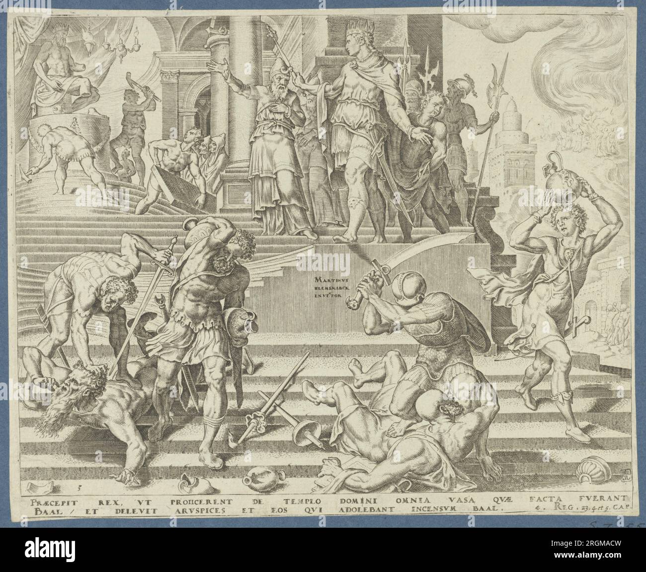 The Destruction of The Temple of Baal and The Slaughter of His Priests ...