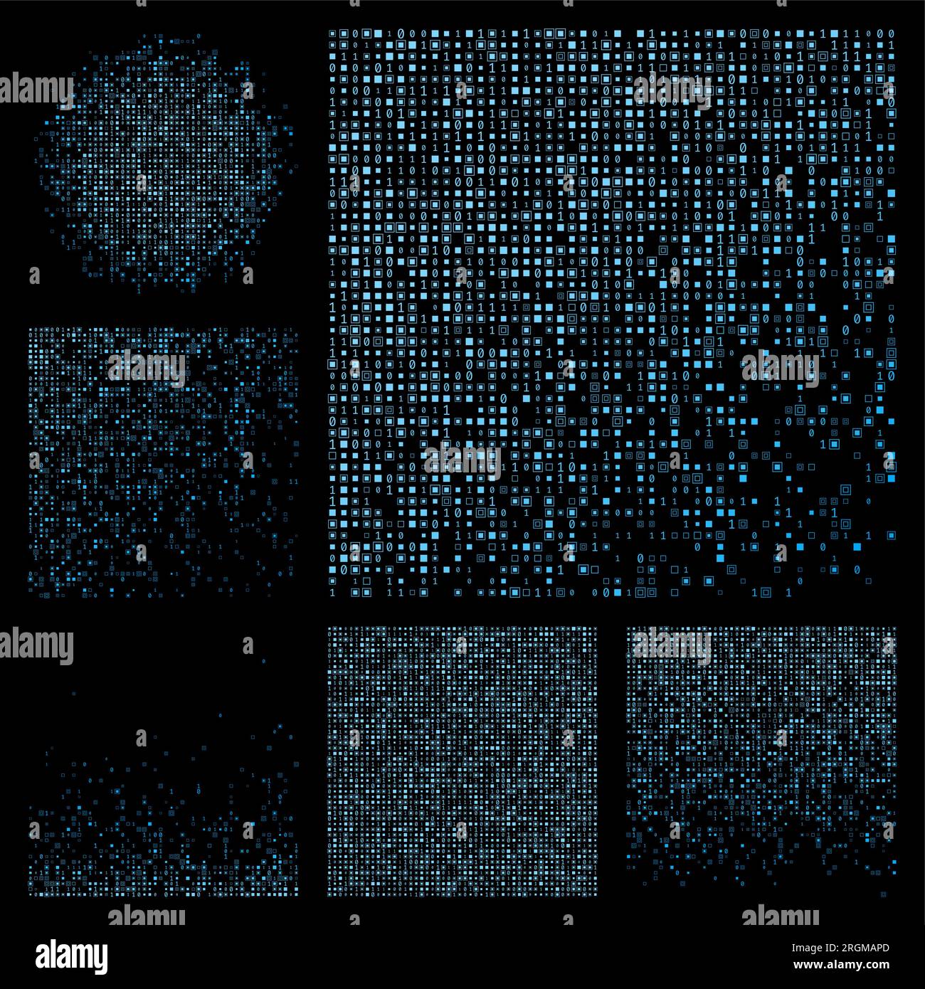 Digital background. Light blue color theme backgrounds. Gradiented geometric patterns. Amazing ...