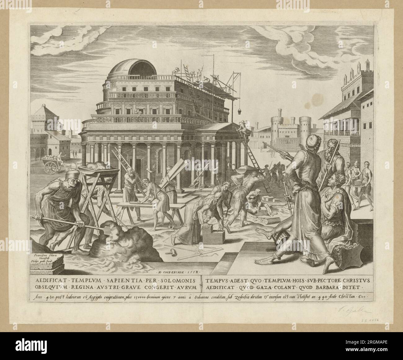 Solomon building temple hi-res stock photography and images - Alamy