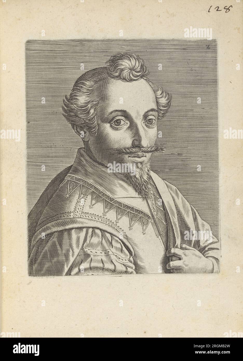 Male, Turned to Right between 1590 and 1600 by Philip Galle Stock Photo ...