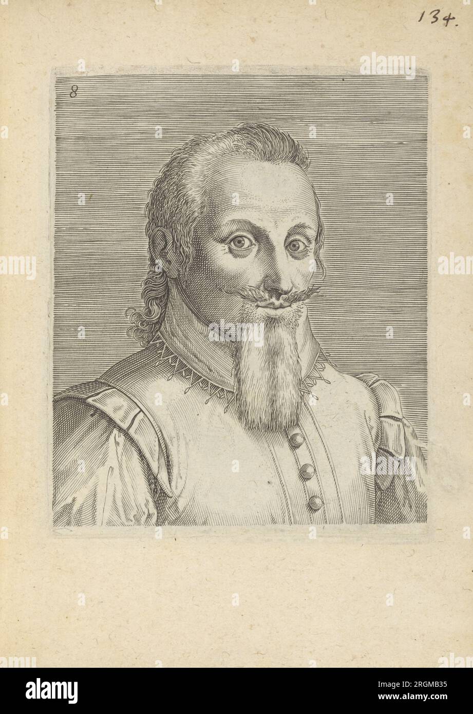 Male, Tunred to Right between 1590 and 1600 by Philip Galle Stock Photo ...