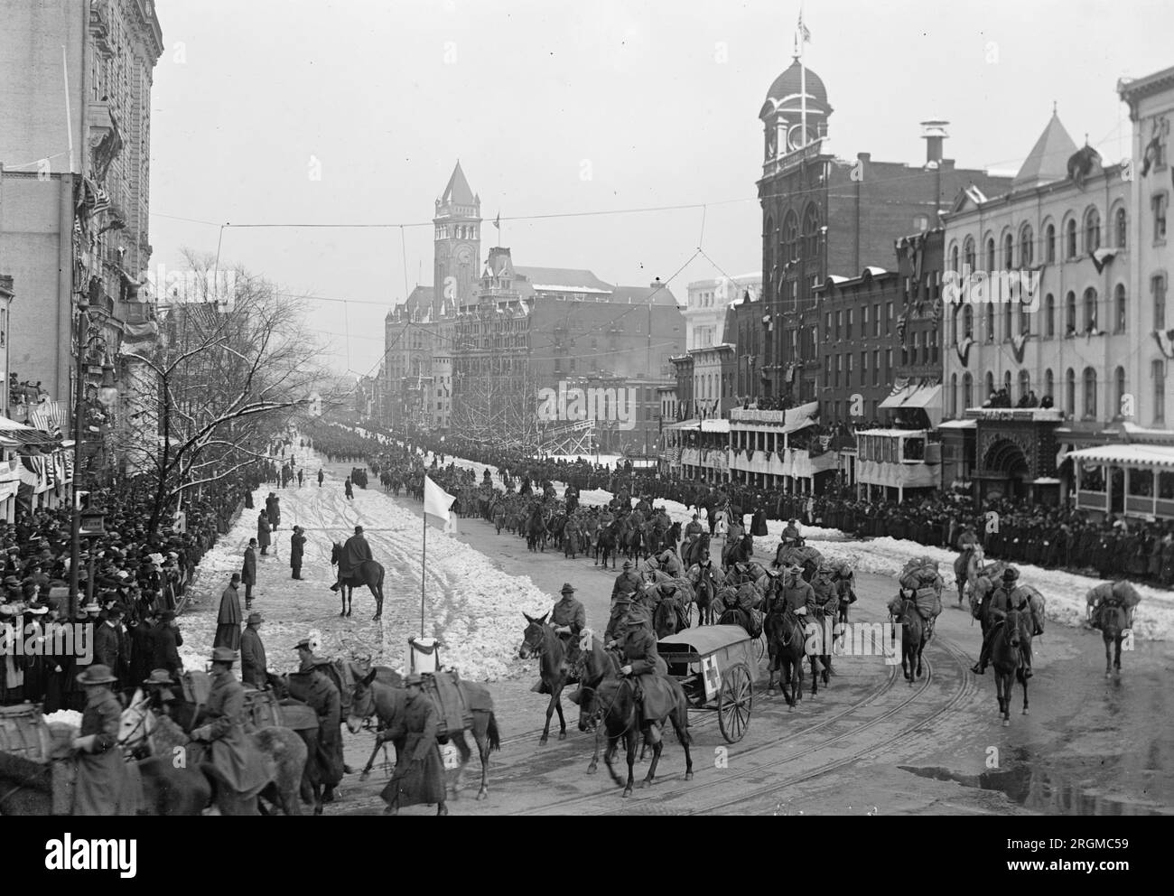 William Howard Taft Inauguration parade, [Mar. 4, 1909] Stock Photo - Alamy