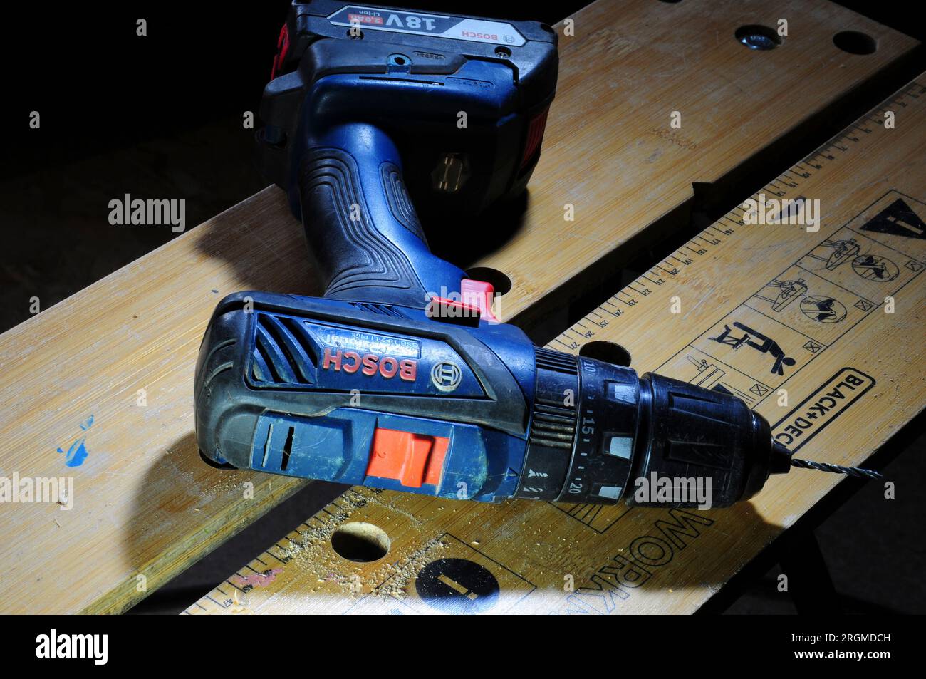 Cordless hand drill for DIY or professional use Stock Photo - Alamy