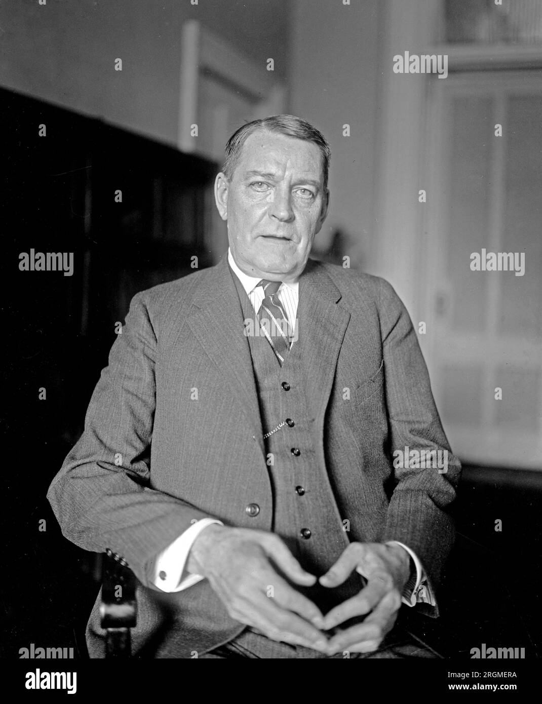 Photograph of George R. James ca. 1923 Stock Photo - Alamy