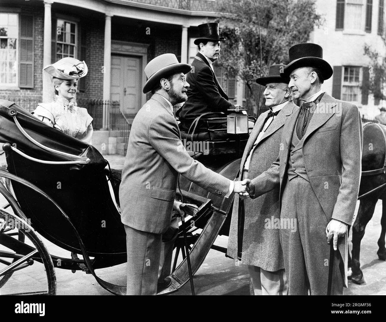Clifton Webb (center), on-set of the Film, "Stars and Stripes Forever ...