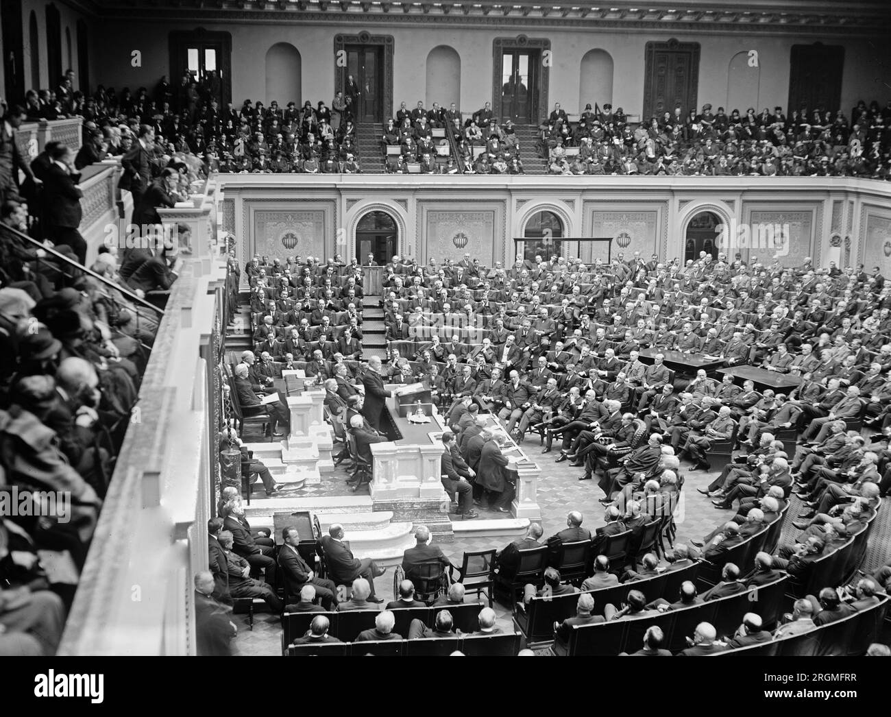 President Warren G. Harding memorial ceremonies at the U.S. Capitol ca ...