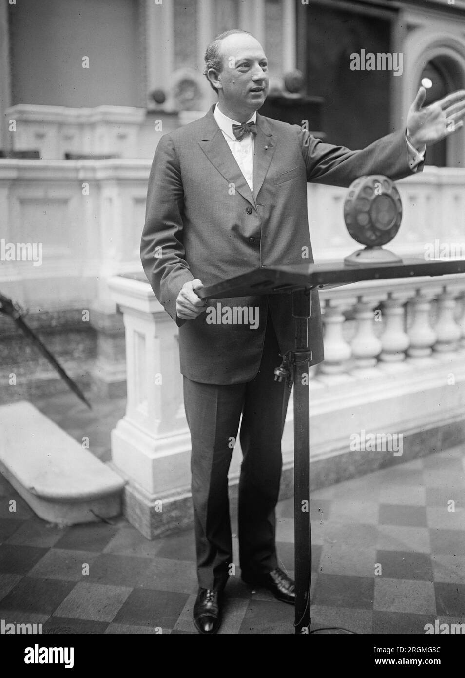 Senator Pat Harrison speaking ca. 1924 Stock Photo - Alamy