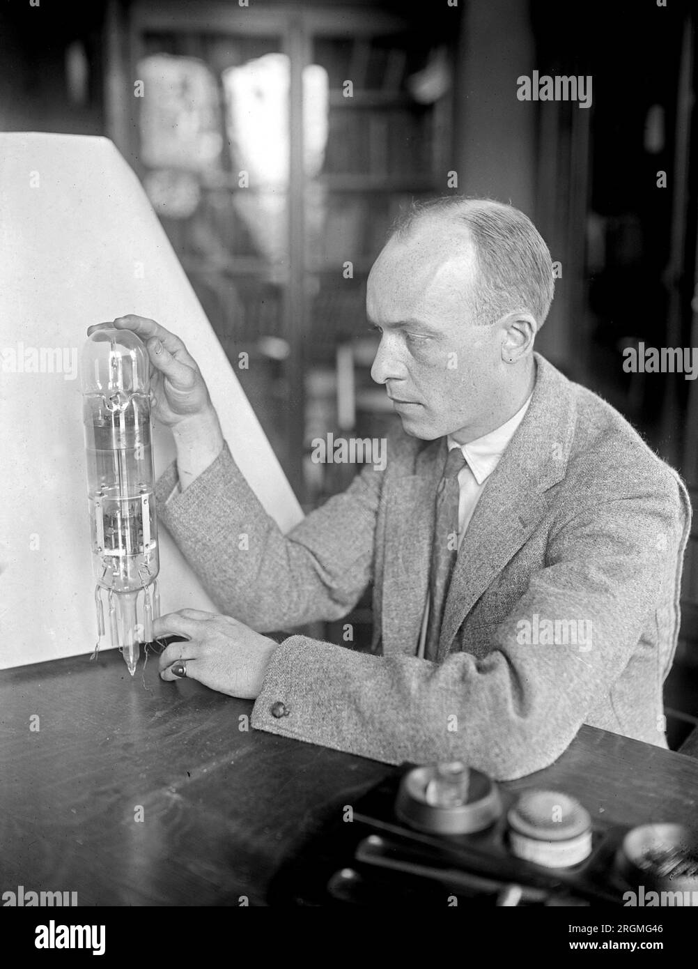 Carl W. Mitman, Curator of Engineering of the Smithsonian ca. 1924 ...