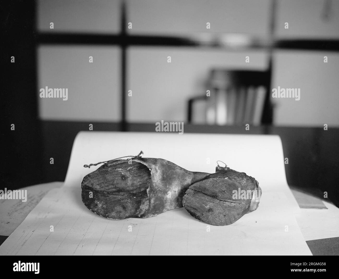 Prohibition era cow shoes, used to fool goverment agents trying to ...