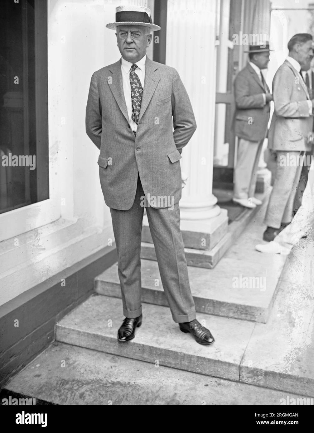 Photo of Senator James Couzens standing outdoors ca. 1924 Stock Photo ...