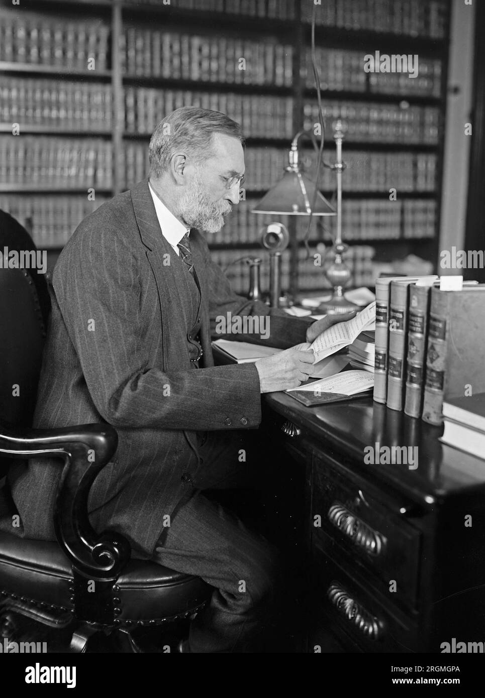 Justice George Sutherland of the U.S. Supreme Court ca. 1924 Stock ...