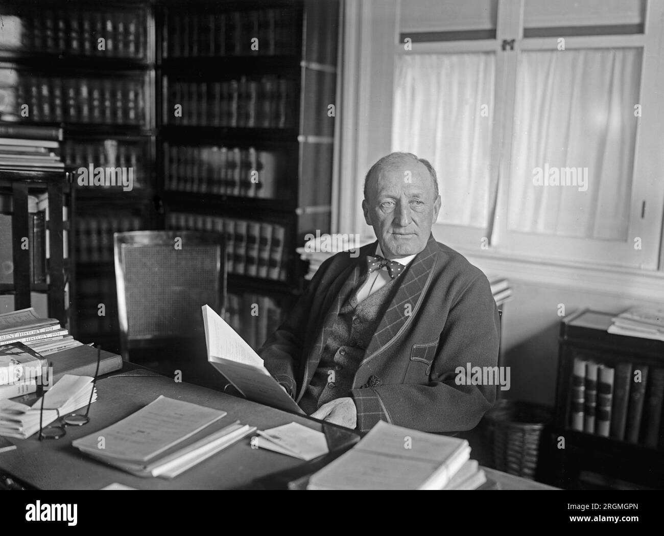 U.S. Supreme Court Justice James Clark McReynolds ca. 1924 Stock Photo ...