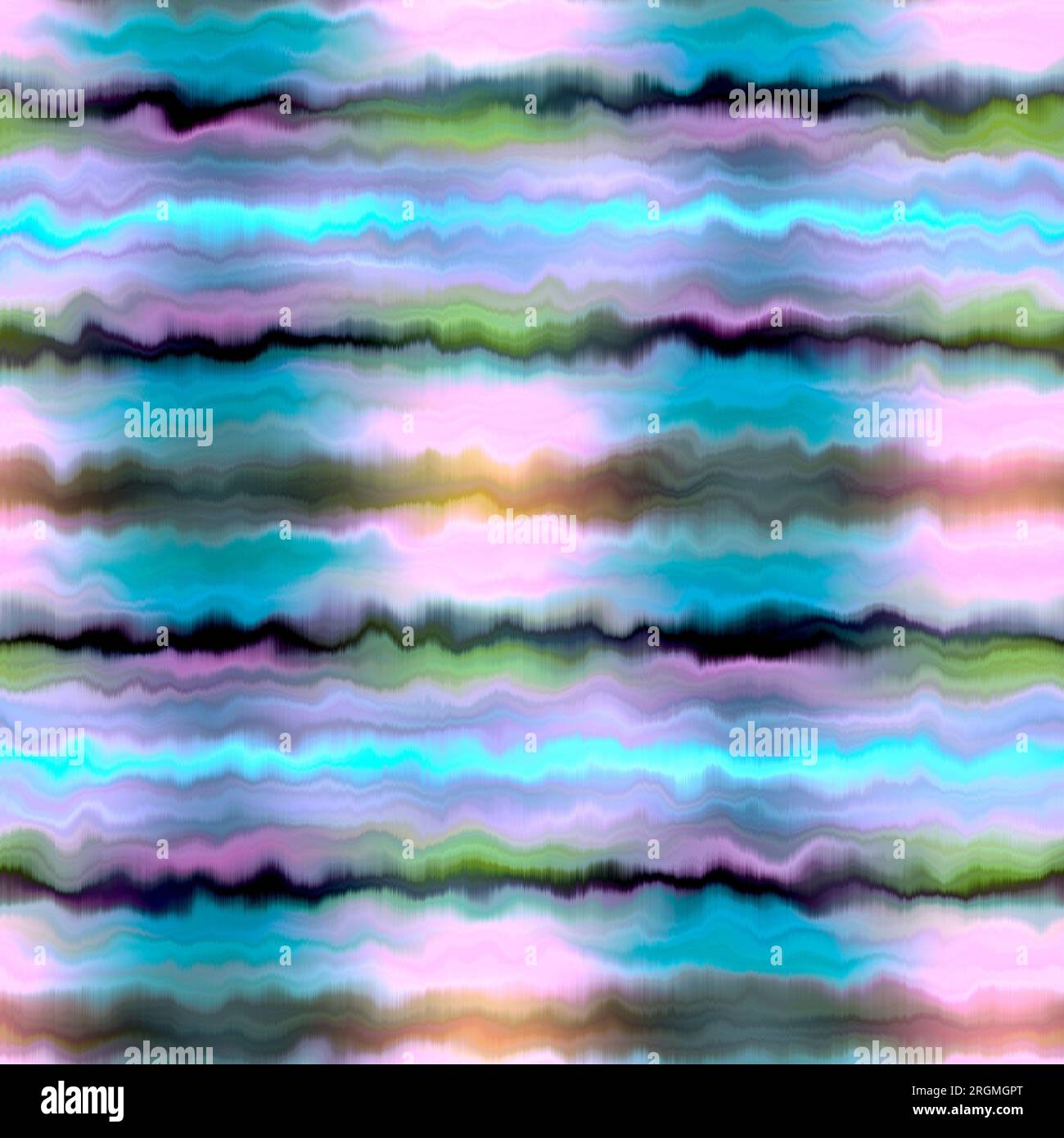 Vibrant tie dye wash seamless pattern. Blurry fashion effect summer ...